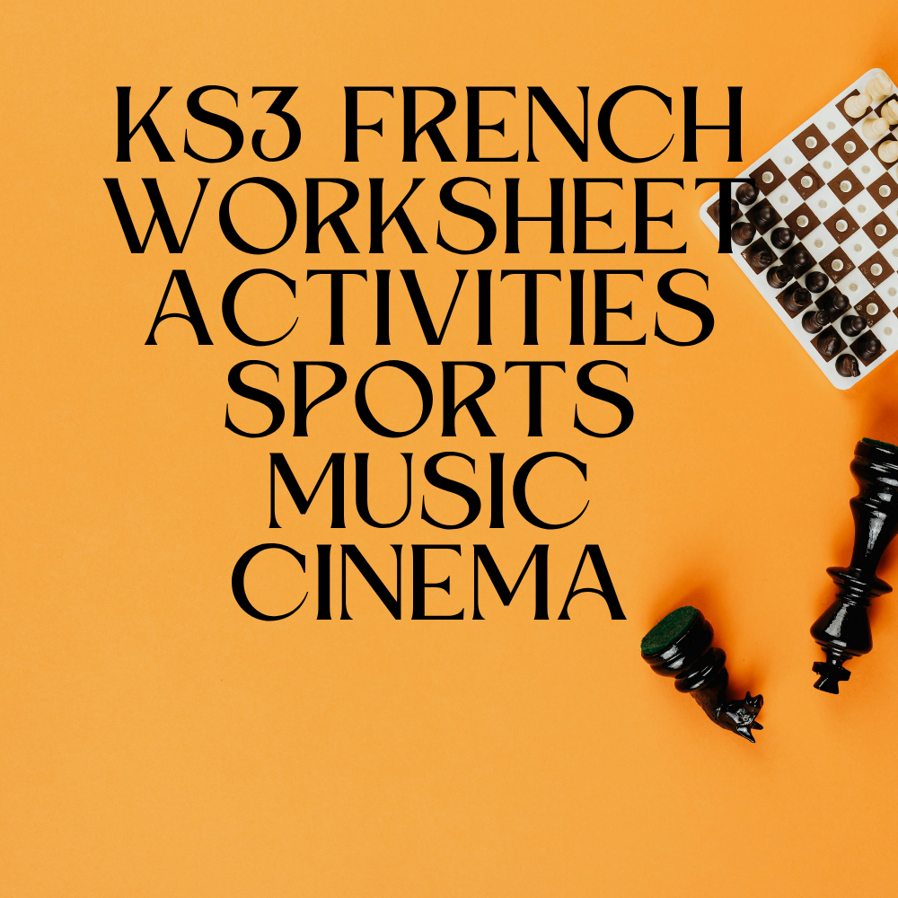 KS3 French: Leisure Activities (Sports, Music, Cinema, Food, Festivals ...