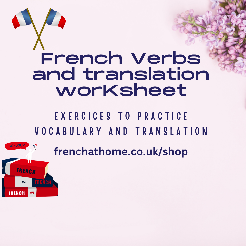 French Verbs Revision for KS3 & GCSE - French Tutor Online UK / French ...